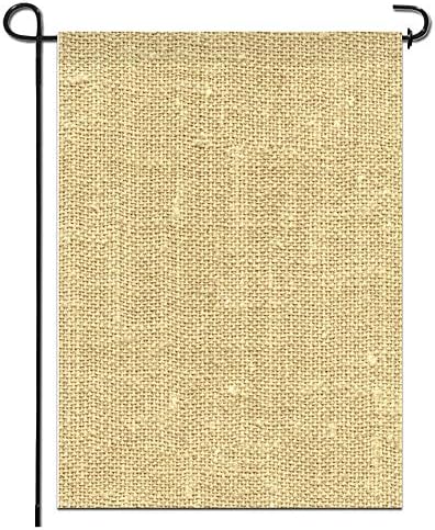 Amazon.com : DEAYOU 8 Pack Burlap Garden Flags, 12" x 18" DIY Blank ...