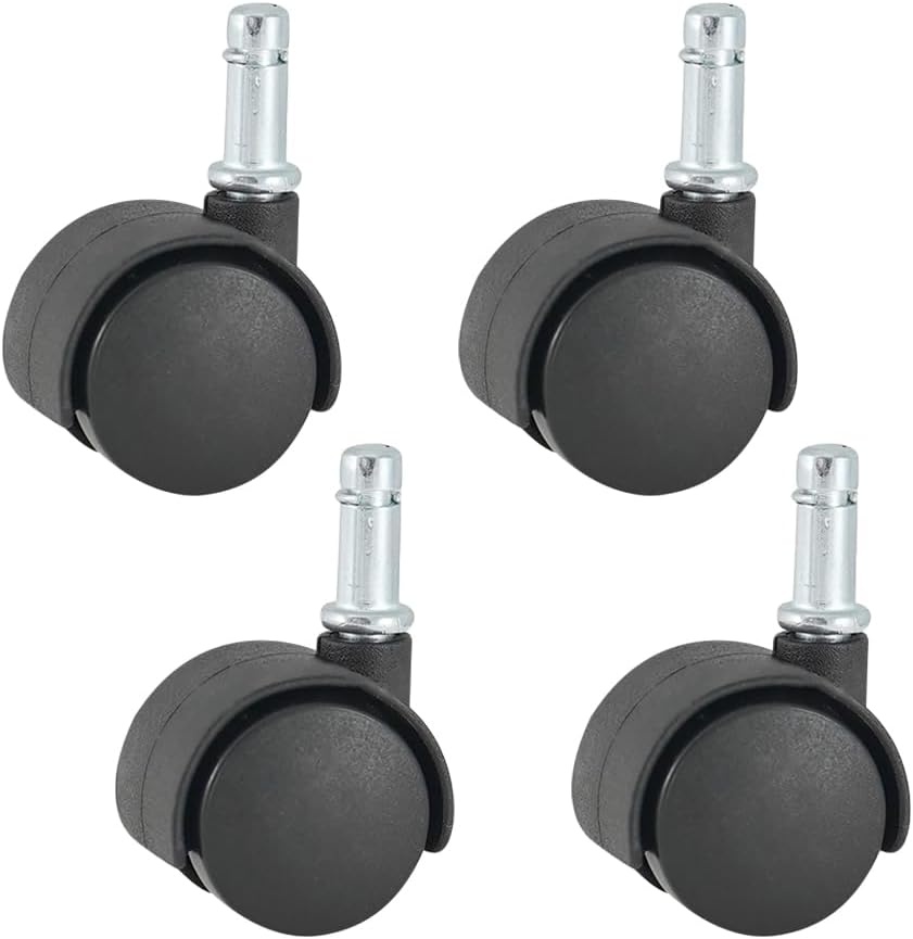 Amazon.com: UUYYEO 4 Pcs M8 1 Inch Circlip Stem Caster Wheels Plastic ...