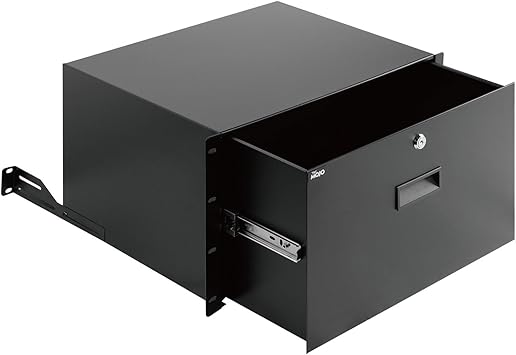 Amazon.com: Tecmojo 6U Rack Drawer,Rack Mount Drawer for 19in Network ...