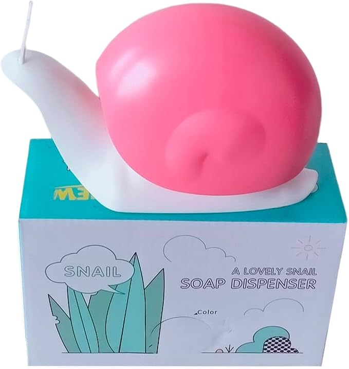 Amazon.com: Hand Soap Dispenser 120ml Plastic Snail Soap Dispenser Kids ...
