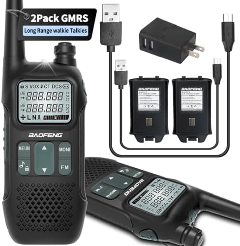 Amazon.com: Baofeng GMRS Handheld Radio Walkie Talkies Long Range ...