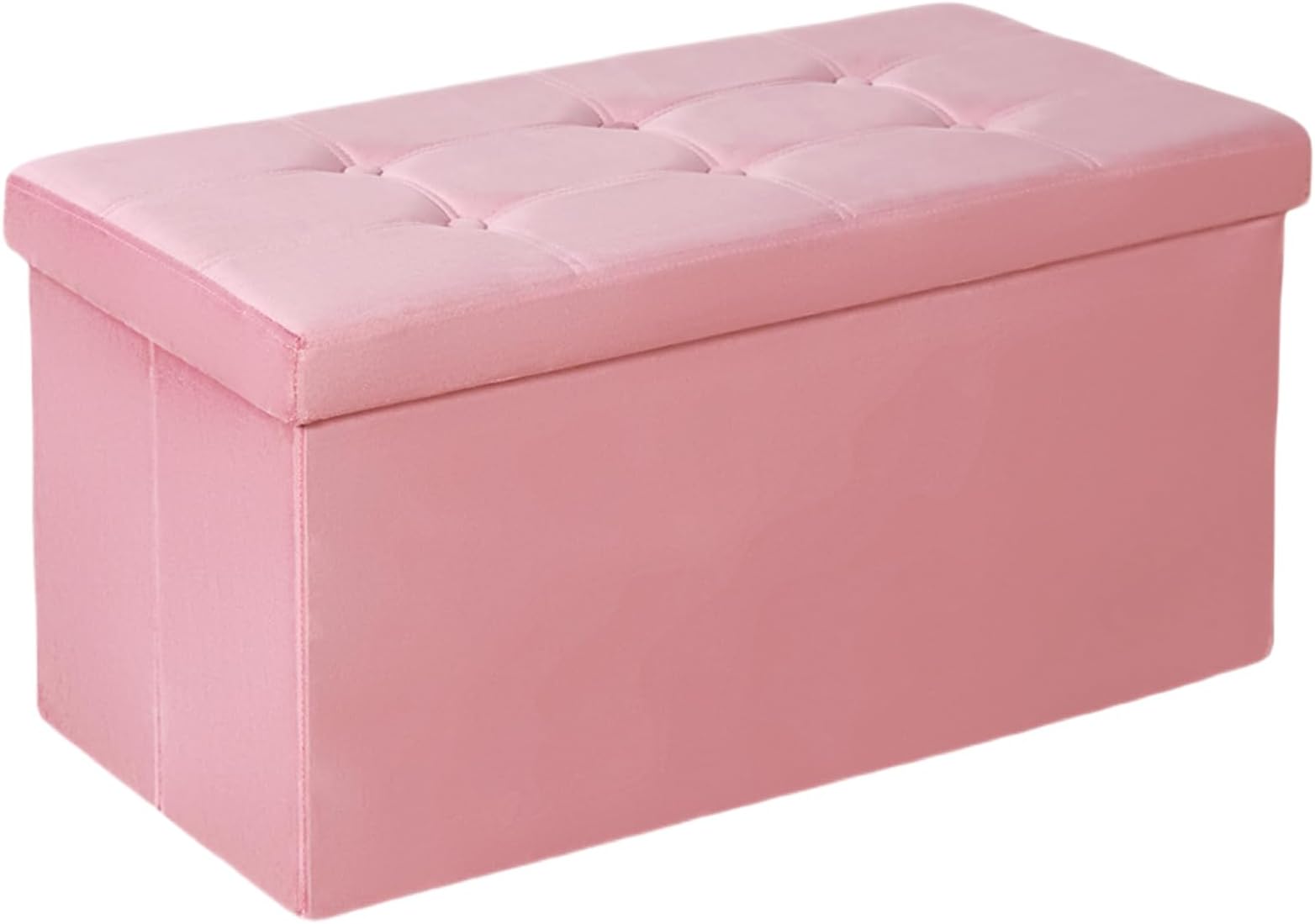 Amazon.com: LUSIMO Storage Ottoman Bench 30 Inches Foldable Ottoman ...