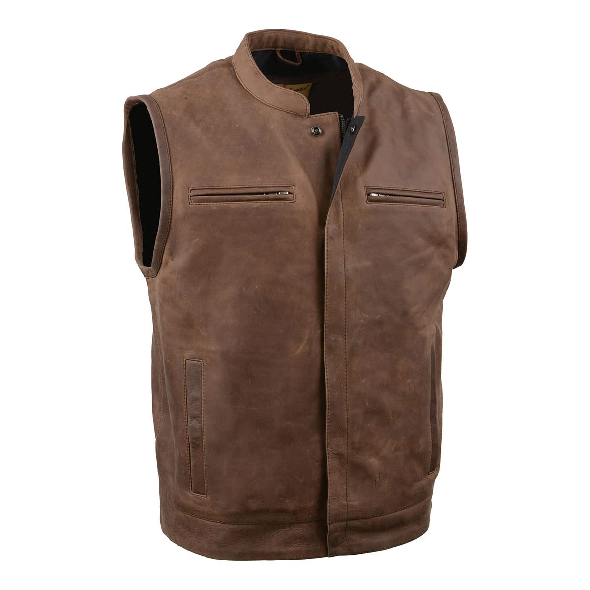 Amazon.com: Milwaukee Leather Men's Classic Club Style Motorcycle ...