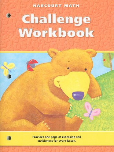 Harcourt Math Challenge Workbook, Pupil Edition: Grade K: HARCOURT ...
