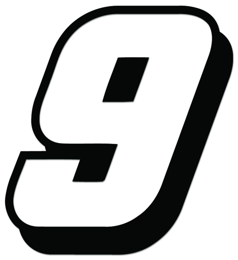 Racing Number 9 Nascar Indy Go Kart Style16 Vinyl Decal | Desertcart INDIA