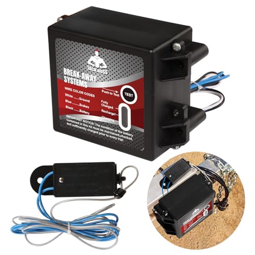 12V Electric Breakaway System LED Test Light 12V Trailer Breakaway Kit ...