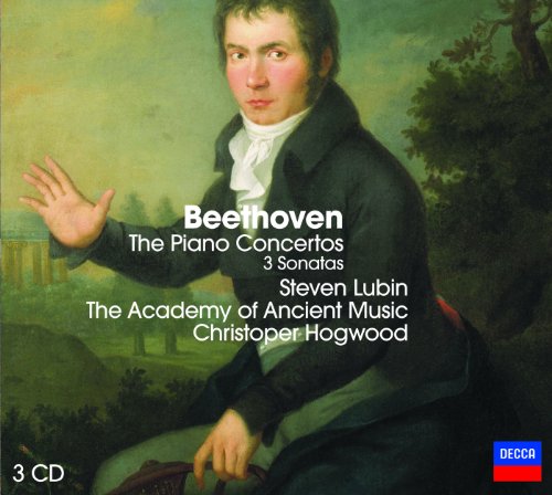 Play Beethoven: Piano Concertos & Sonatas by Steven Lubin, The Academy ...
