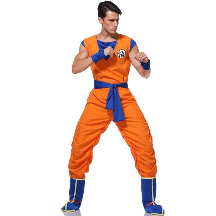 Buy Dragon Ball z goku Costume Suit Anime Dragon Ball Son Goku Cosplay ...