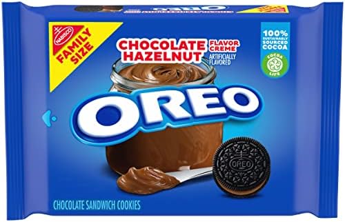 Amazon.com: OREO Chocolate Hazelnut Creme Chocolate Sandwich Cookies ...