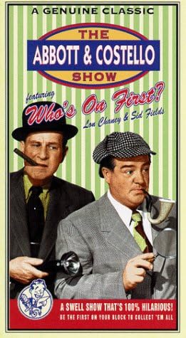Amazon.com: The Abbott & Costello Show: Who's On First [VHS] : Bud ...