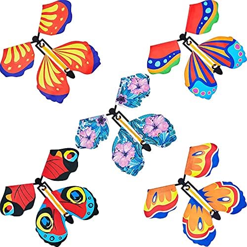 Buy FunBlast Flying Butterfly Toy - Magic Wind-up Colourful Butterflies ...