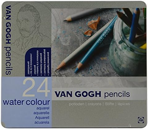 Van Gogh Watercolour pencil basic set | 24 colours : Amazon.co.uk ...