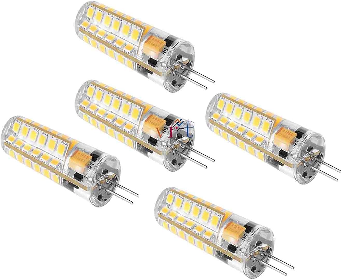 Buy VRCT Metal Direct G4 220 V LED Mirchi (Warm White, 1.5 W)-Pack of 5 ...