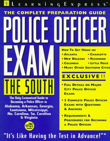 Amazon | Police Officer Exam: The South (LEARNING EXPRESS LAW ...