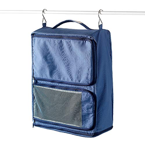 House of Quirk Portable Storage Bag, Hangable Fabric Travel Wardrobe ...