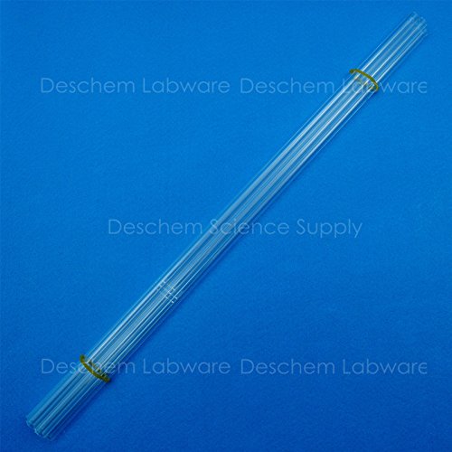 Deschem 300mm,Quartz Glass Tube,OD=12mm,Thcik=2.0mm,Made Form Vycor ...