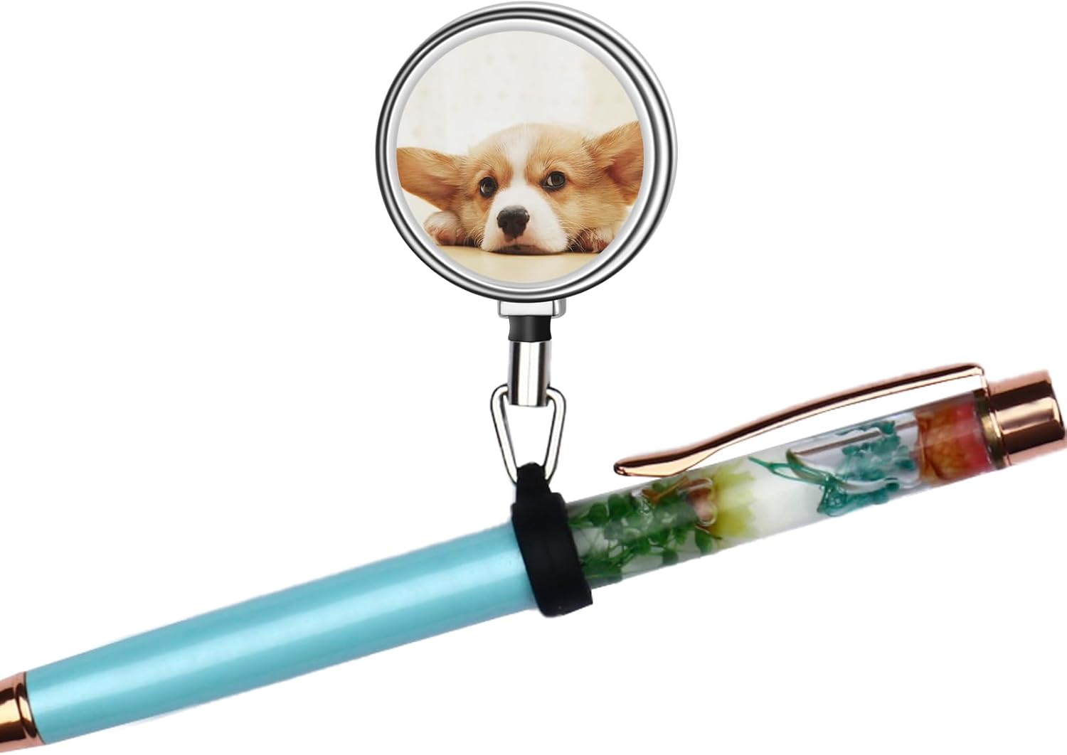 Amazon.com: Dinikally Personalized Custom Photo Retractable Pen Reel ...