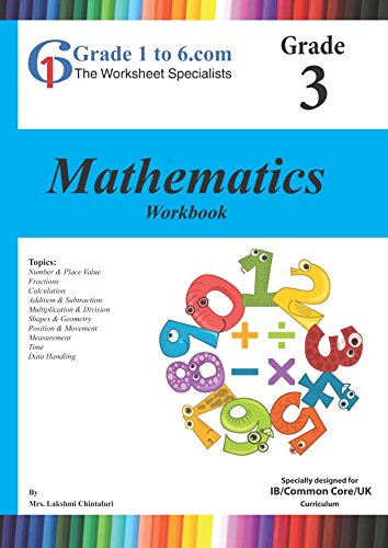 Mathematics Workbook: Grade 3 (Grade1to6 Books): Chintaluri, Lakshmi ...