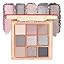 Amazon.com : WanTuoluo 9 Colors Blue Smoky Matte Shimmer Eyeshadow ...