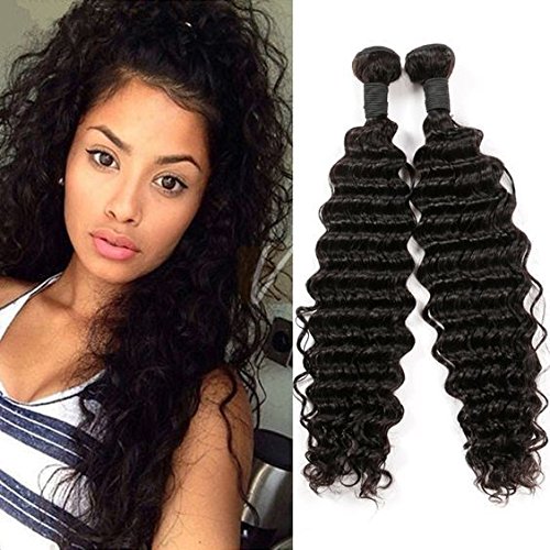 Amazon.com : Hairaddictioncollection 7A unprocessed Brazilian Deepwave ...