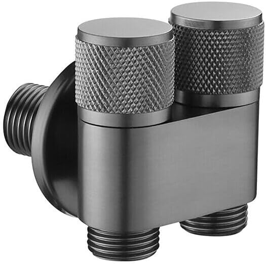 Aquieen Luxury Series Wall Mounted Chrome Finish 2 - Way Angle Valve ...