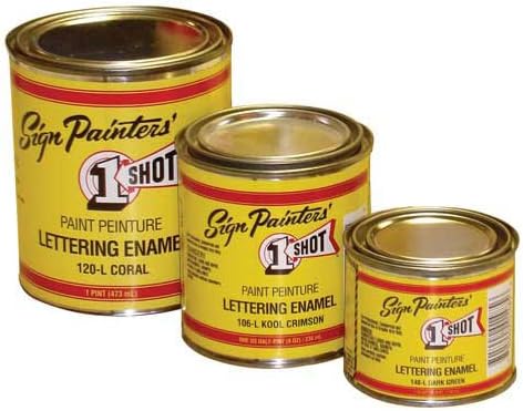 Amazon.com: 1 Shot Lettering Enamels - 8 oz. - Lemon Yellow