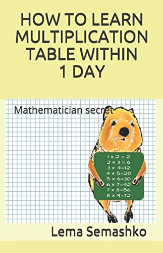 HOW TO LEARN MULTIPLICATION TABLE WITHIN 1 DAY: Mathematician secret ...