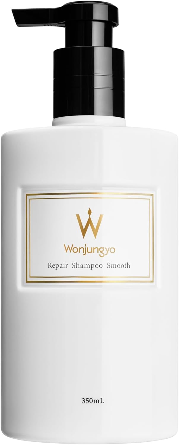Amazon | 【公式】Wonjungyo (ウォンジョンヨ) リペアシャンプー スムース 350mL / ヘアケア ダメージ補修 保湿 | Wonjungyo | シャンプー 通販