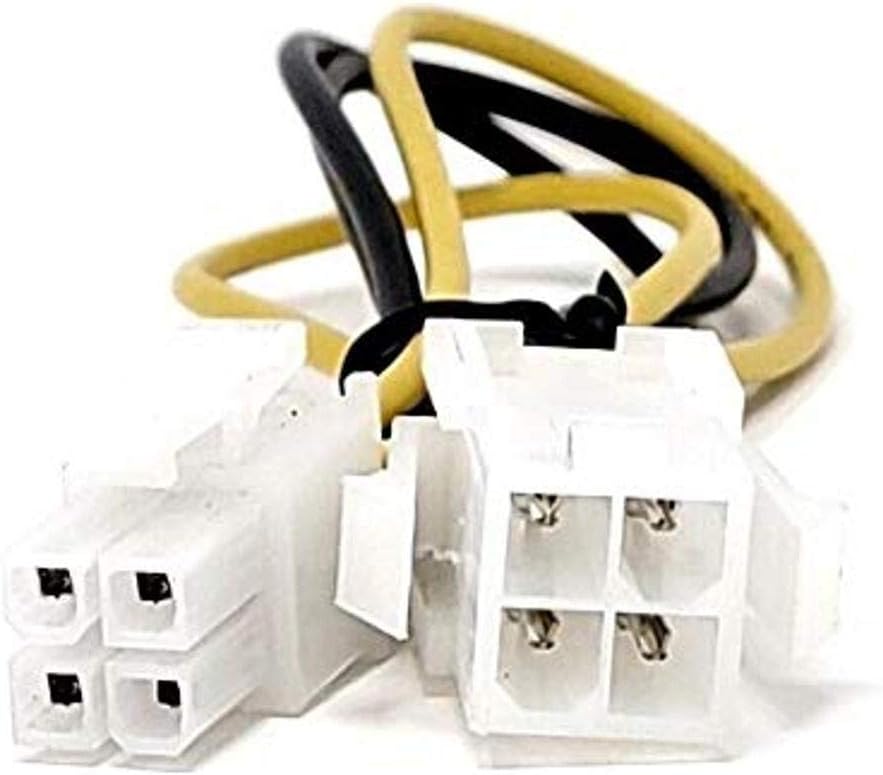 Amazon.com: Micro Connectors 8in ATX 12V 4-Pin M/F CPU Power Extension ...