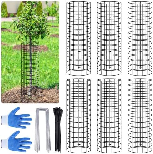 Amazon.com : 10 Pack Plastic Tree Trunk Protectors - Easy Flexible ...