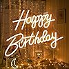 Amazon.com : Happy Birthday Neon Sign, Happy Birthday Light Up Sign, Neon Happy Birthday Sign ...
