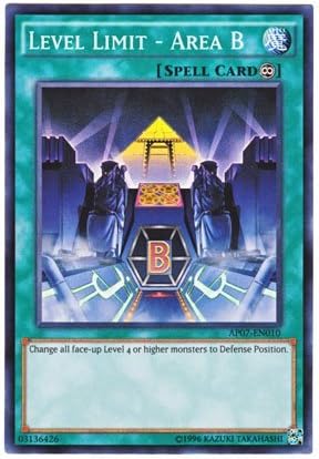 Amazon.co.jp: 遊戯王 英語版 AP07-EN010 Level Limit - Area B レベル制限B地区 (スーパーレア ...