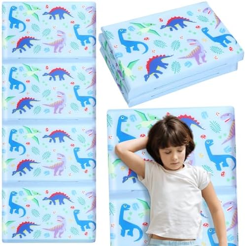 Amazon.com: Shellwei Toddler Vinyl Nap Mat 52 x 20 x 1'' Sleeping ...