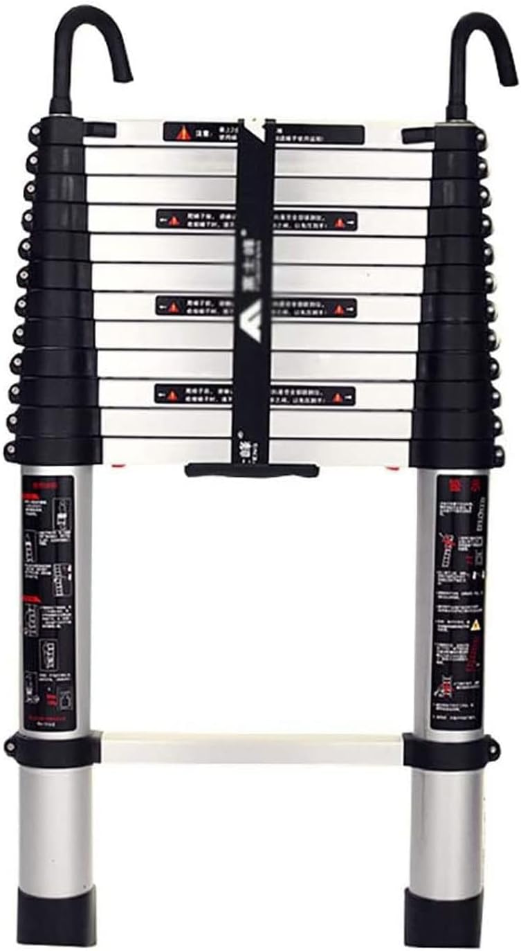 Foldable Attic Stairs Aluminum Extendable Ladder Telescoping Ladder ...