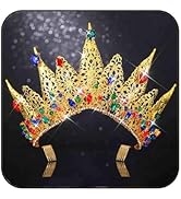 Amazon.com : Yean LED Baroque Rhinestone Crowns and Tiaras Ligth Up ...