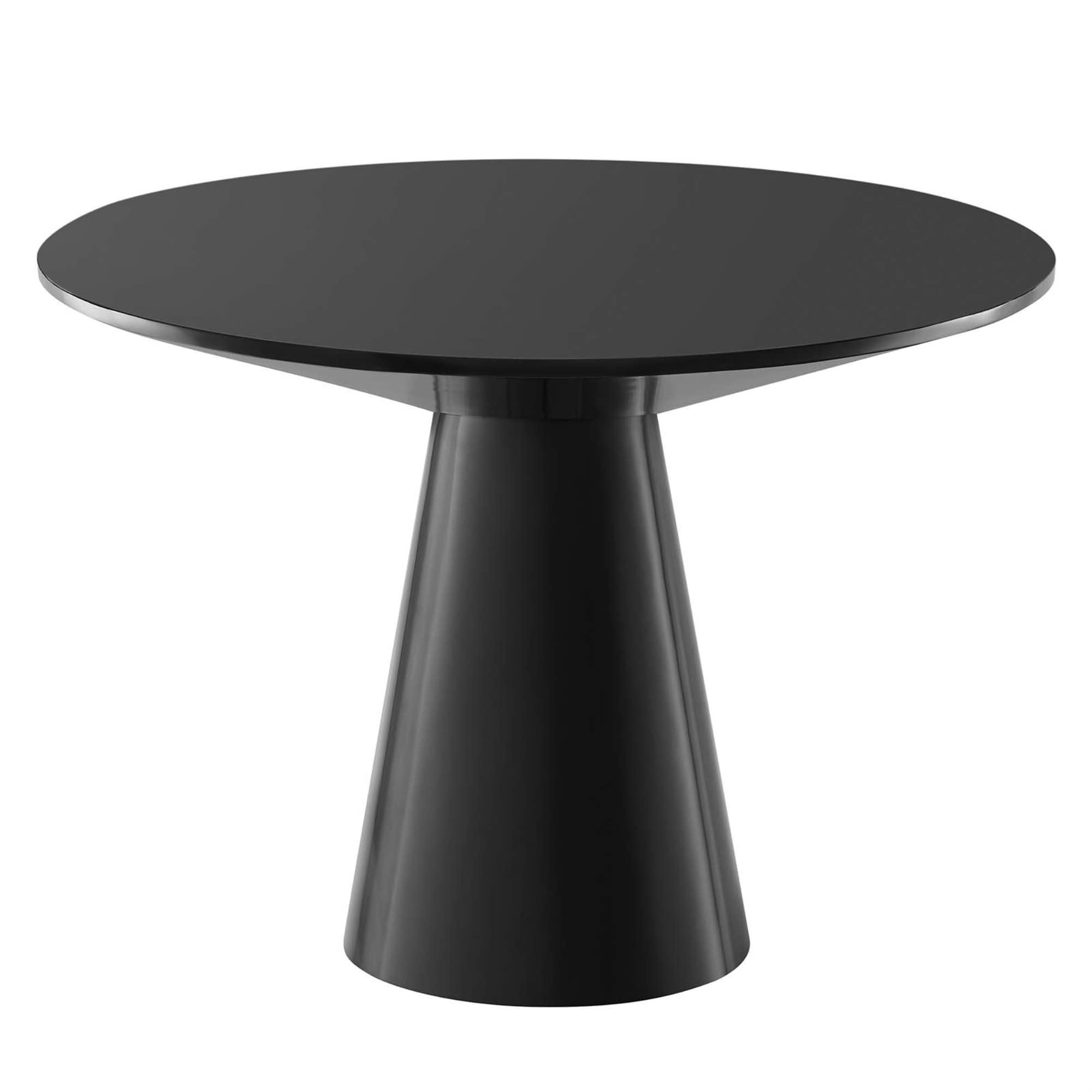 Amazon.com - Modway Provision 75" Oval MDF Wood Dining Table in Black ...