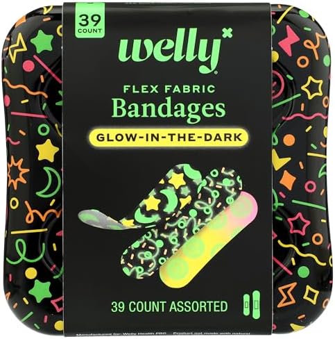 Amazon.com : Welly Bravery Glow in the Dark Bandages, 39 CT : Health ...