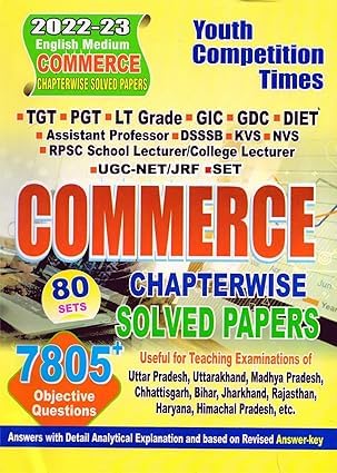 YOUTH COMPETITION TIMES COMMERCE CHAPERWISE SOLVED PAPERS (80 SETS ...