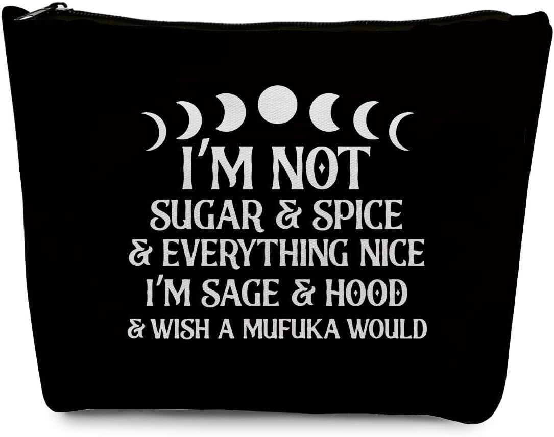 Amazon.com: gfuhlre Moon Phase Witch Gifts Stuff Makeup Bag Travel ...