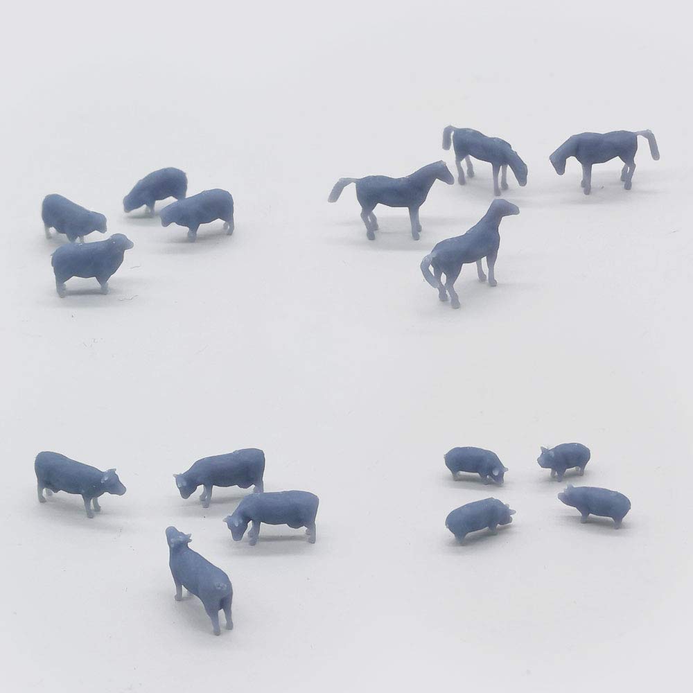 Amazon.com: Outland Models Model Railroad Horse Sheep Cow Pig Farm ...
