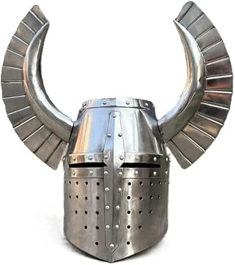 Amazon.com: Medieval Armor Templar Fantasy Warrior Helmet | Great ...