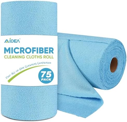 Amazon.com: Fumete Microfiber Towels Roll Microfiber on a Roll Tear ...