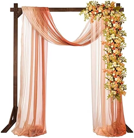 Amazon.com : Wooden Wedding Arch, 7.5Ft Large Square Outdoor Wooden ...