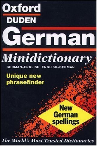 Amazon.com: The Oxford-Duden German Minidictionary: 9780198602521 ...