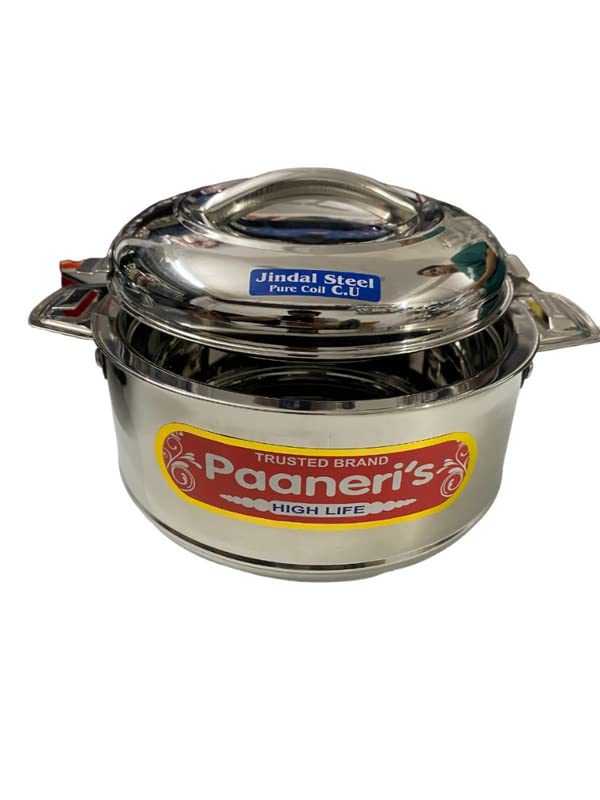 Buy Paaneri's Stainless Steel Caserole (2500Ml) Online at Low Prices in ...