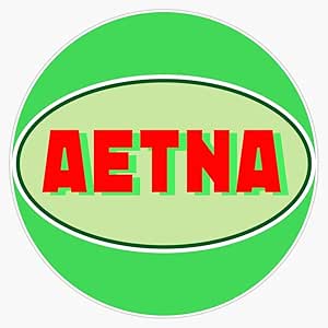 Amazon.com - Aetna Gasoline (Green) Window Bumper Sticker Decal 5"