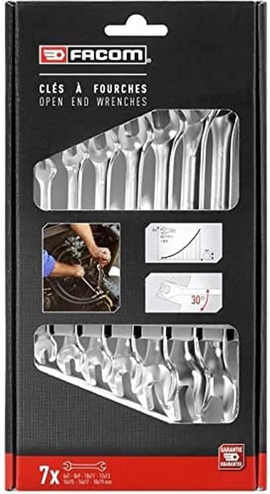 FACOM 44.J7PB Coffret de 7 clés à fourche : Amazon.fr: Bricolage
