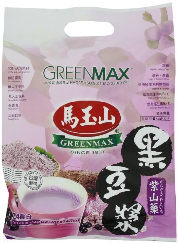 Amazon.com : Greenmax Drink Mixes, Purple and Yam Black Soybean, 14.7 ...