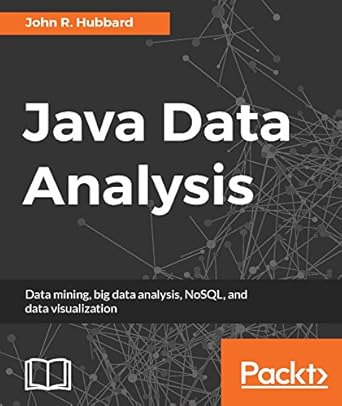 Amazon.com: Java Data Analysis: Data mining, big data analysis, NoSQL ...