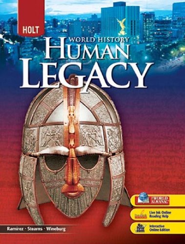 World History Human Legacy Homeschool Package Grades 9-12: Holt Teacher ...